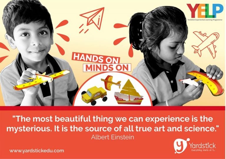 Joyful hands-on learning experience for school students